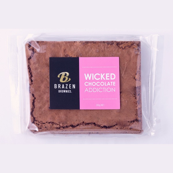 Wicked Chocolate Addiction Brownie Slab - Brazen Brownies